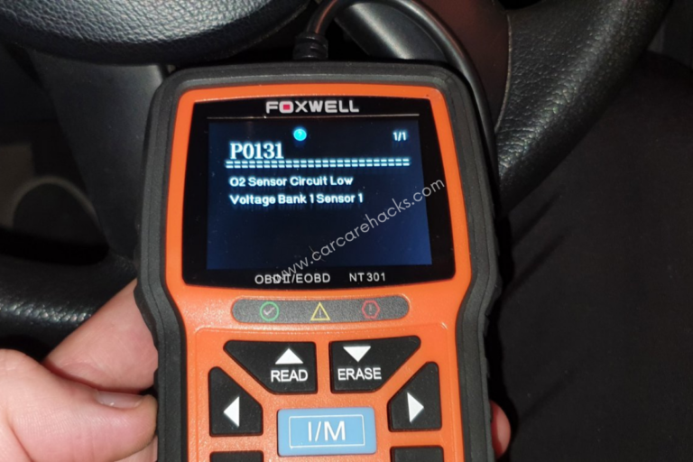 P0131 OBD-II O2 Sensor Circuit Low Voltage Bank 1 Sensor 1 Trouble Code