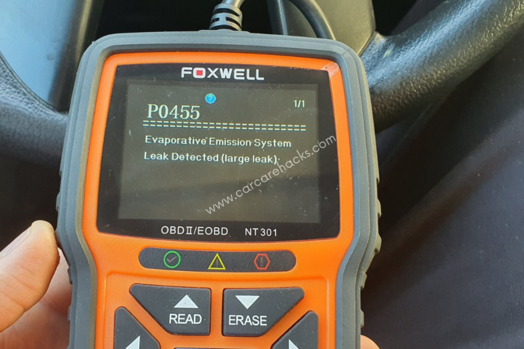 P0455 OBD II Evaporative Emission System Leak Detected Large Leak P0455 OBD II Evaporative Emission System Leak Detected Large Leak