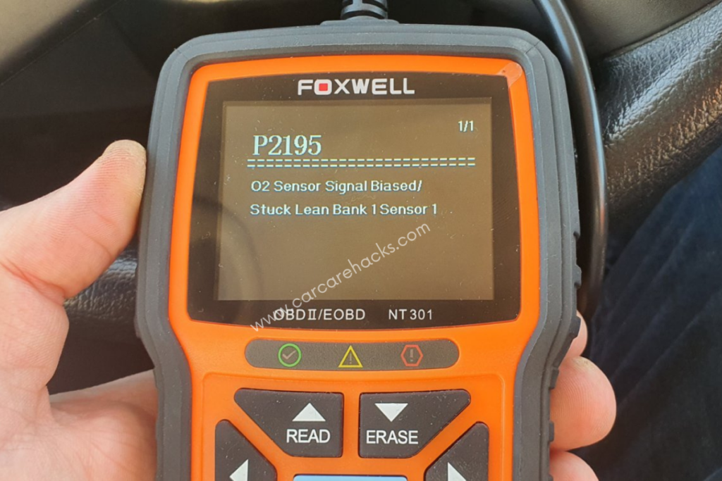 P2195 OBD II O2 Sensor Signal Biased Stuck Lean Bank 1 Sensor 1 Trouble