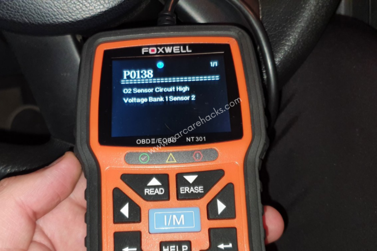 P0138 OBD-II O2 Sensor Circuit High Voltage Bank 1 Sensor 2 Trouble Code